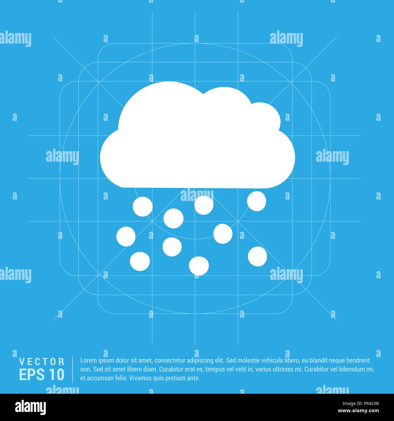 Cloud Raining Icon Stock Vector Image & Art - Alamy