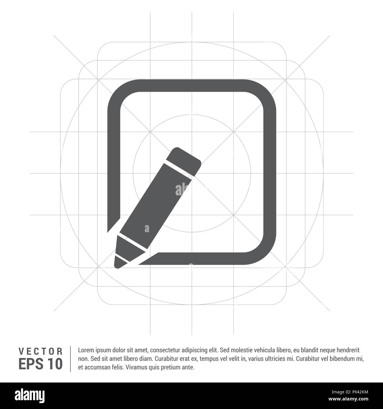 Edit, pencil icon Stock Vector Image & Art - Alamy