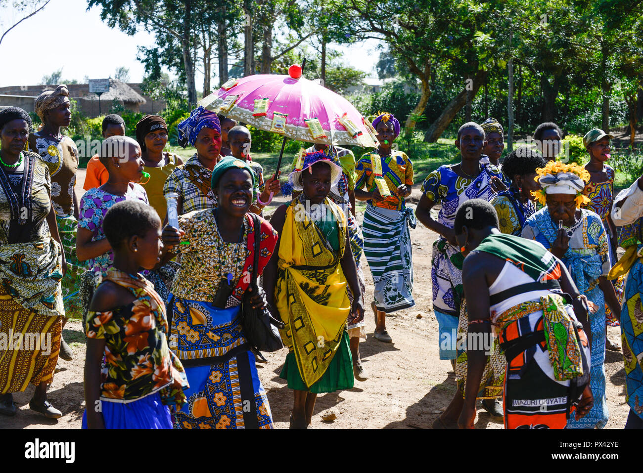 TANZANIA Mara, Tarime, village Masanga, region of the Kuria tribe who ...