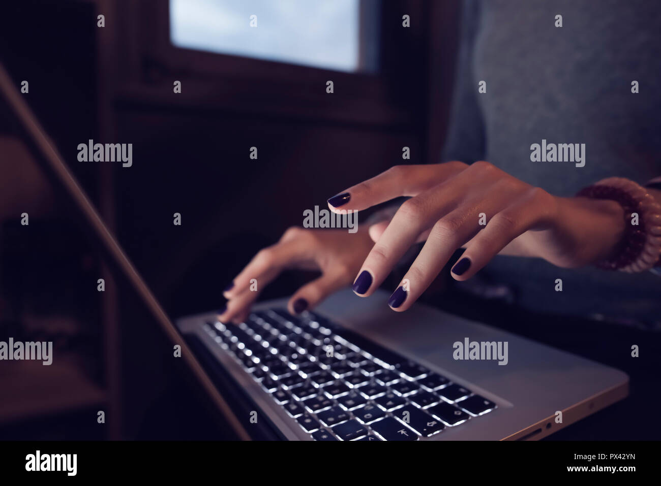 Hand fingers computing hi-res stock photography and images - Alamy