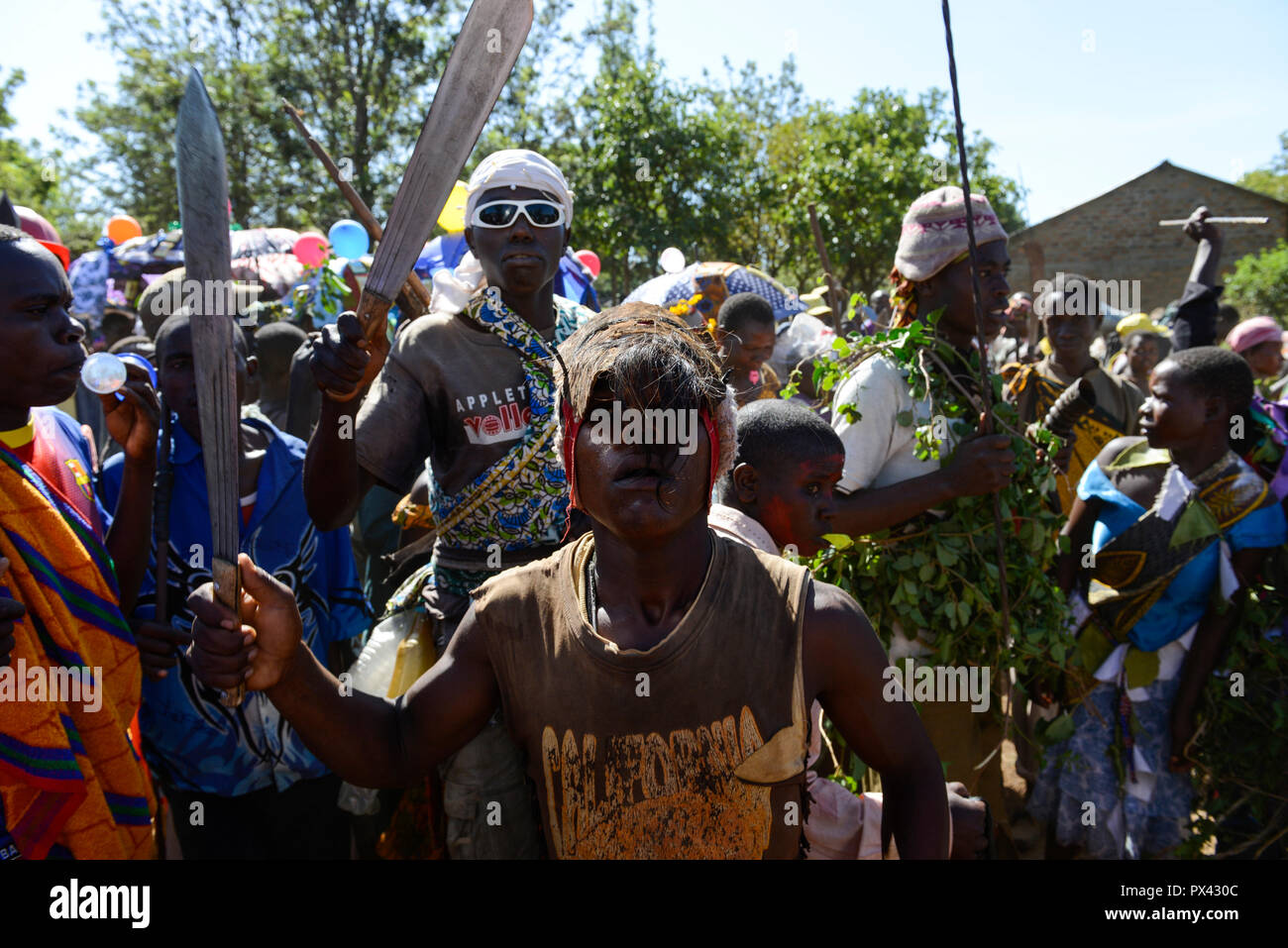 TANZANIA Mara, Tarime, village Masanga, region of the Kuria tribe who ...