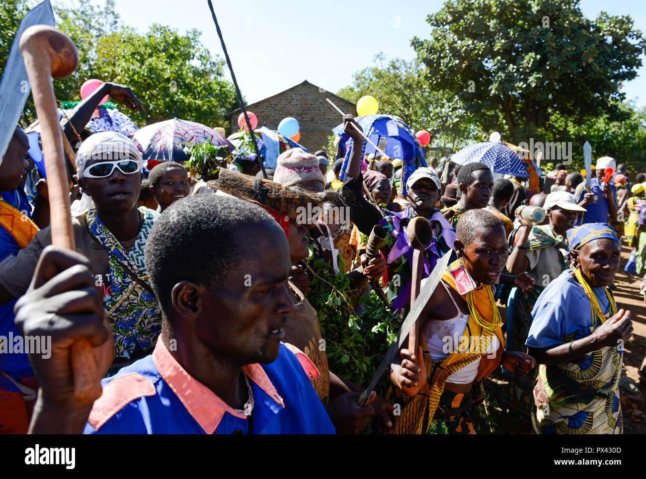 TANZANIA Mara, Tarime, village Masanga, region of the Kuria tribe who ...