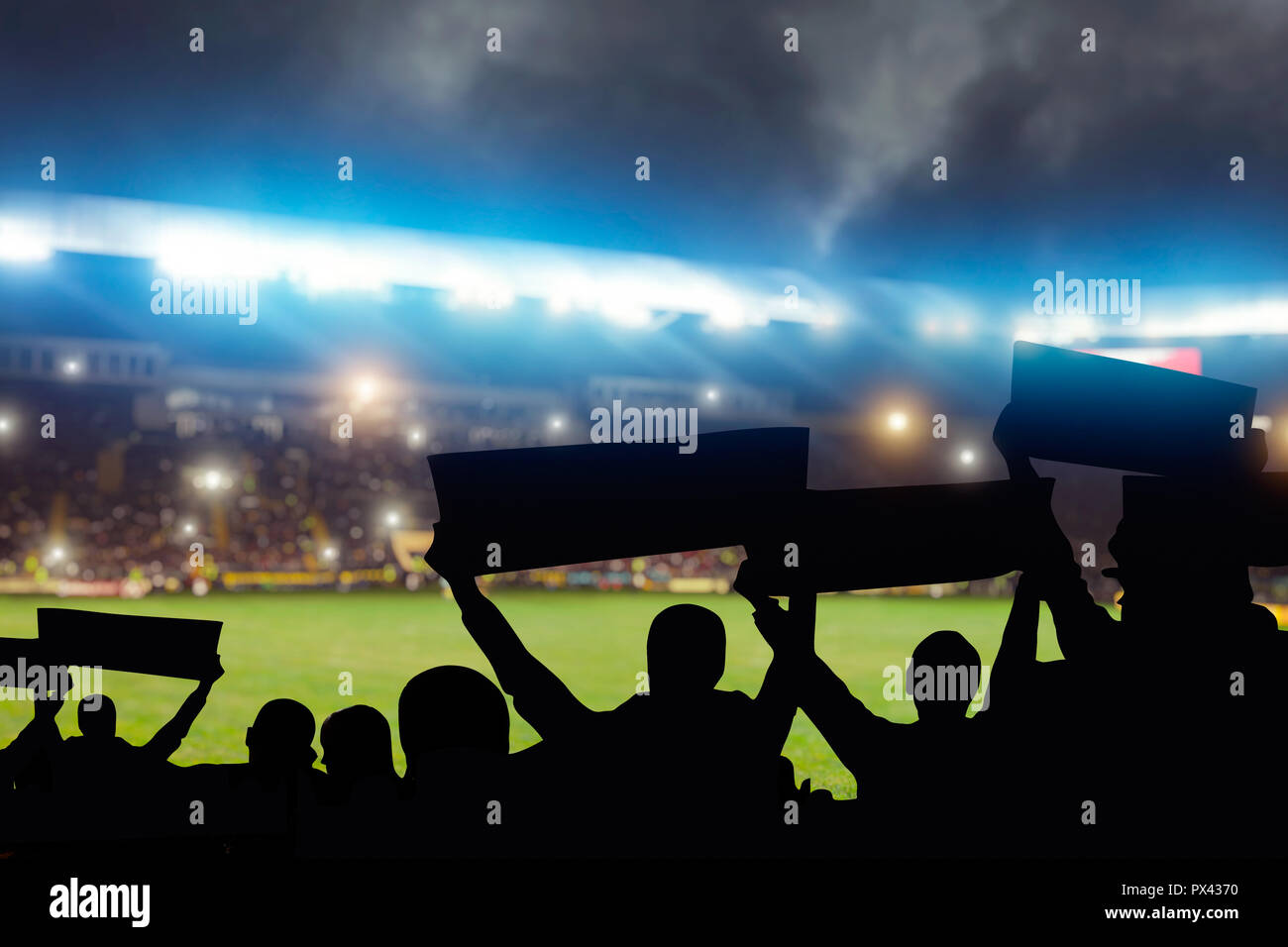 Soccer sport fan banner hi-res stock photography and images - Alamy