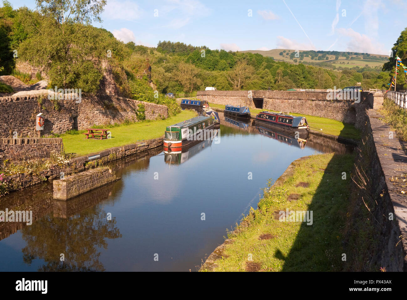 Derbyshire peak forest canal hi-res stock photography and images - Alamy
