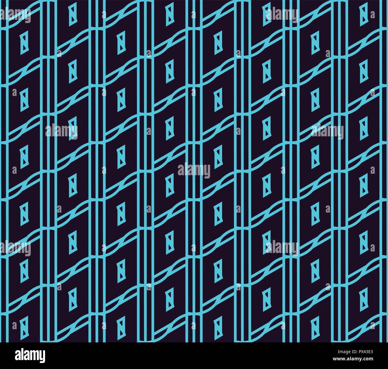 Vector seamless pattern. Modern stylish linear texture. Repeating ...
