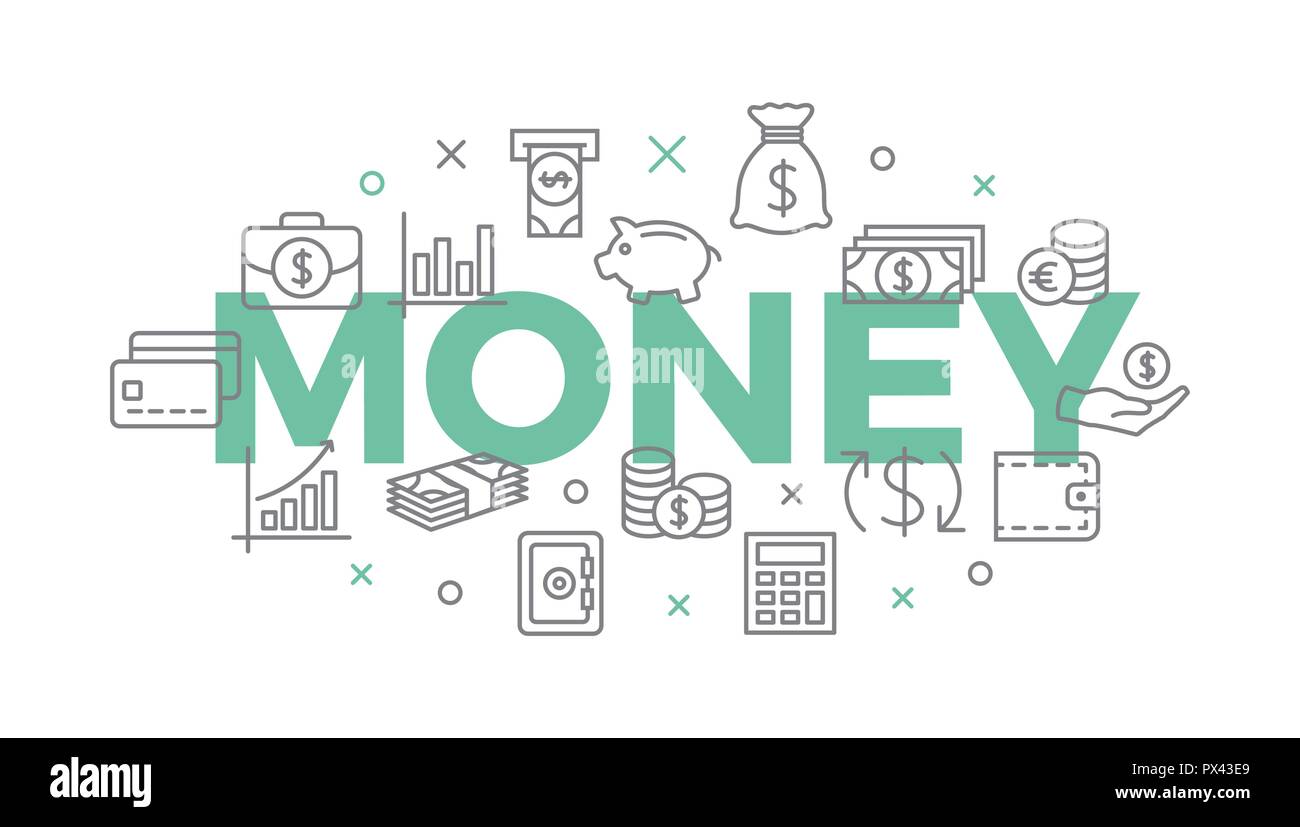 Dollar icon wealth concept Cut Out Stock Images & Pictures - Alamy