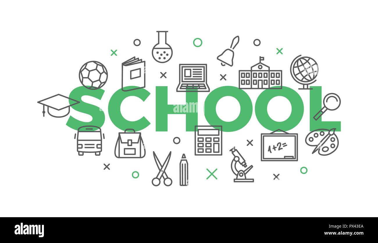 Science lesson school laboratory Stock Vector Images - Alamy