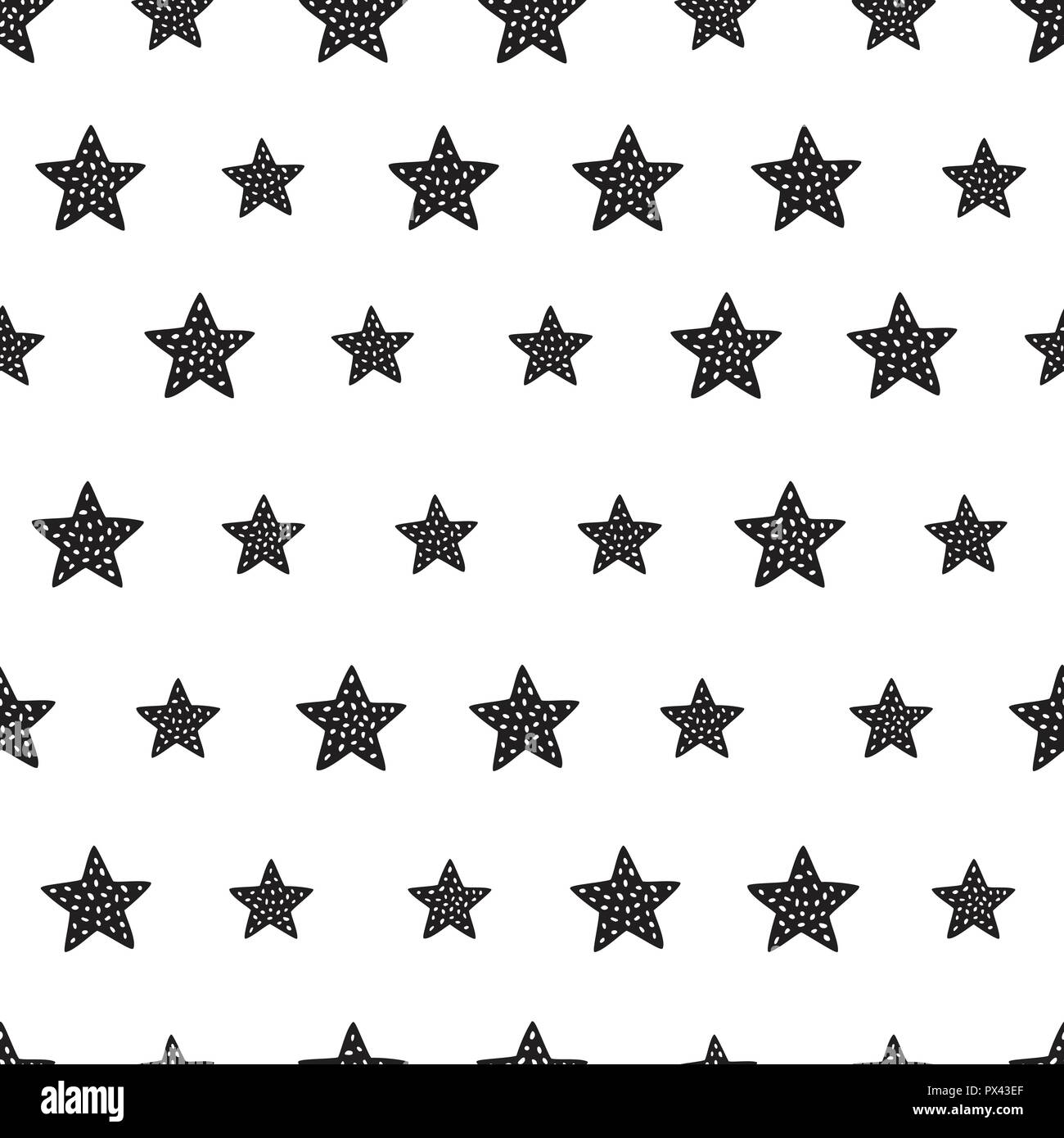 Space stars seamless pattern Black and White Stock Photos & Images - Alamy