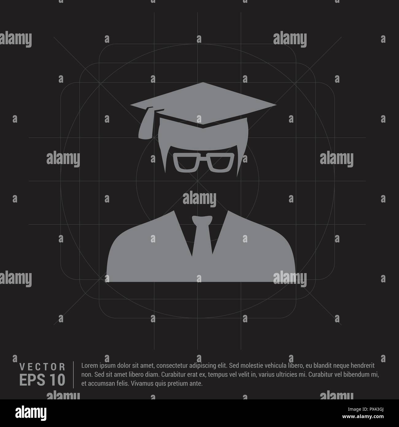 Education User Icon Stock Vector Image & Art - Alamy