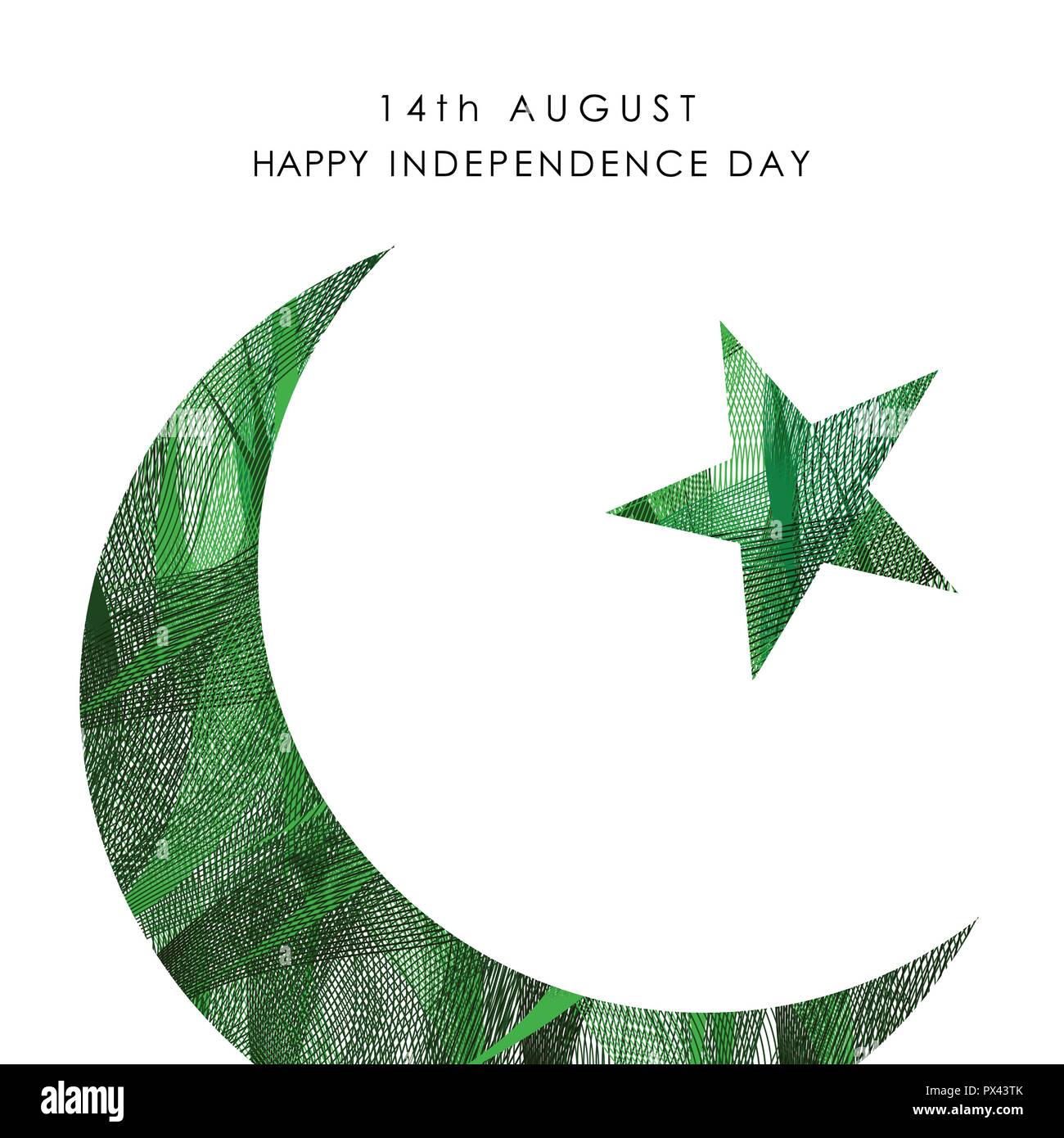 Pakistan independence day design vector Stock Vector Image & Art - Alamy
