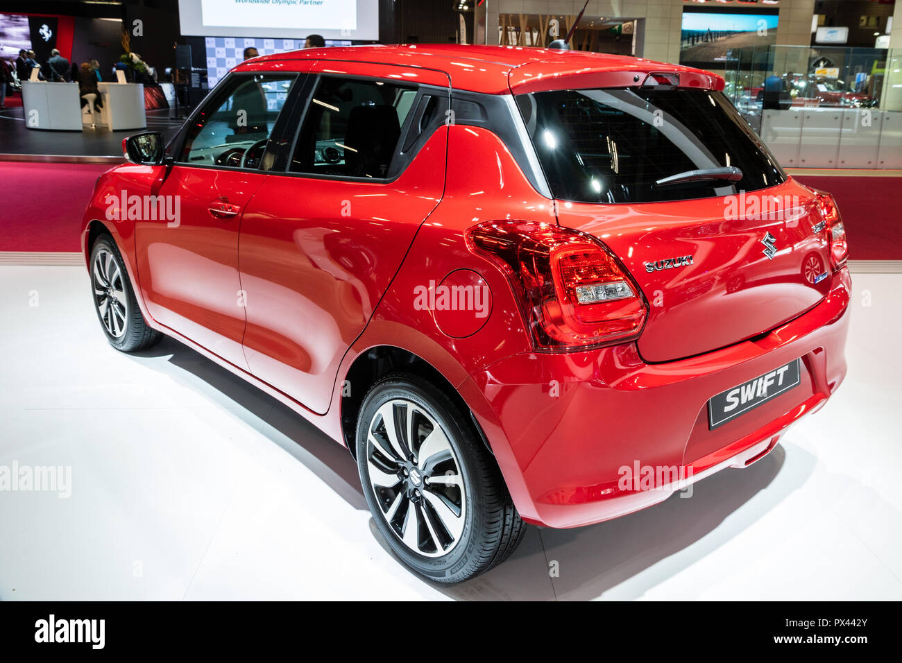 Maruti Swift Modified In Red