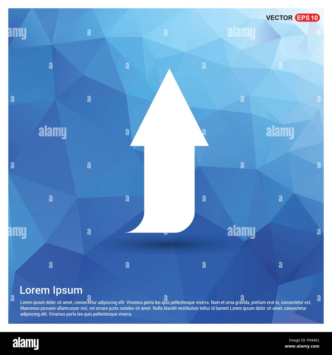 Upper Arrow Icon Stock Vector Image & Art - Alamy