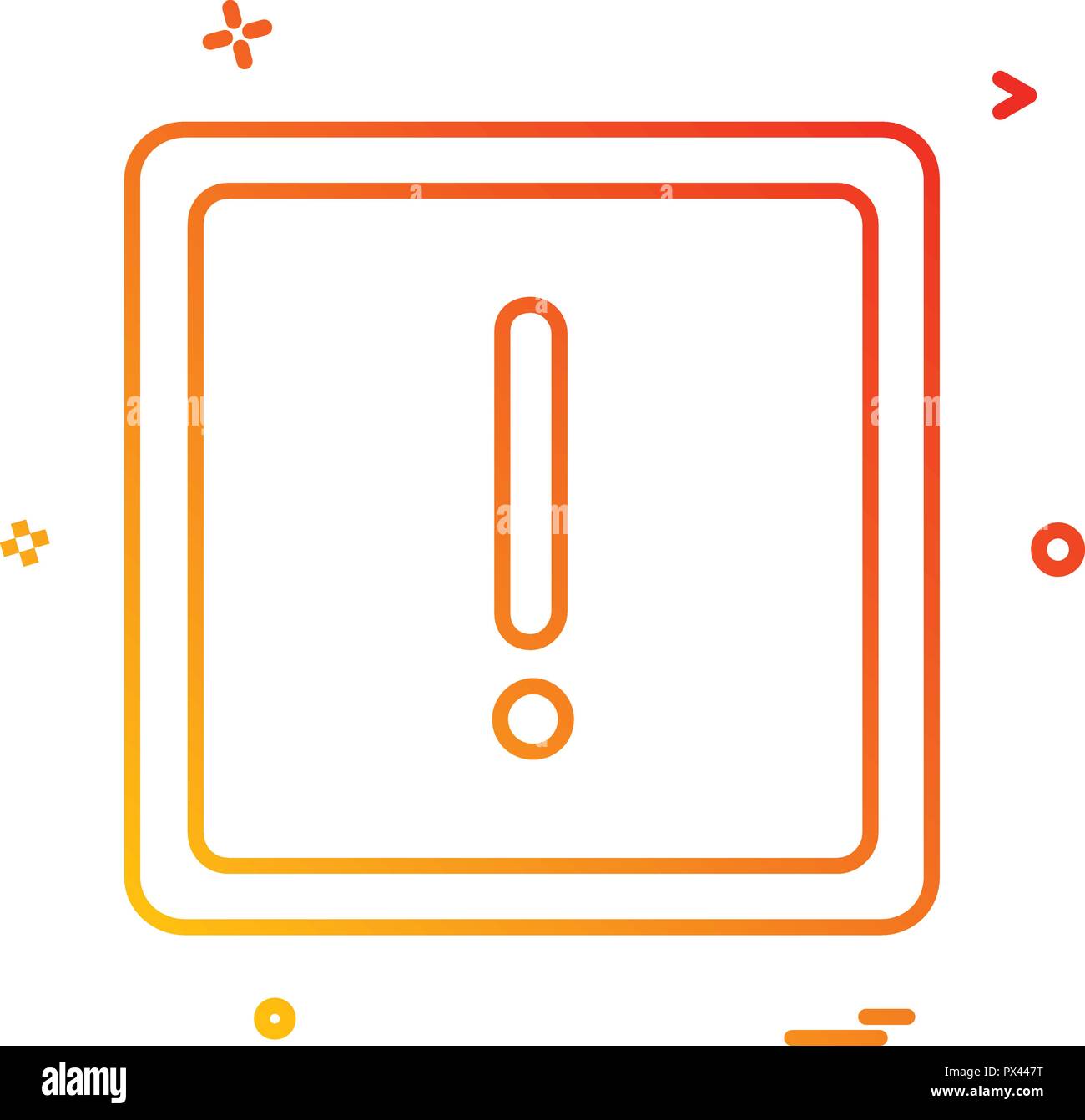 alert icon vector Stock Vector Image & Art - Alamy