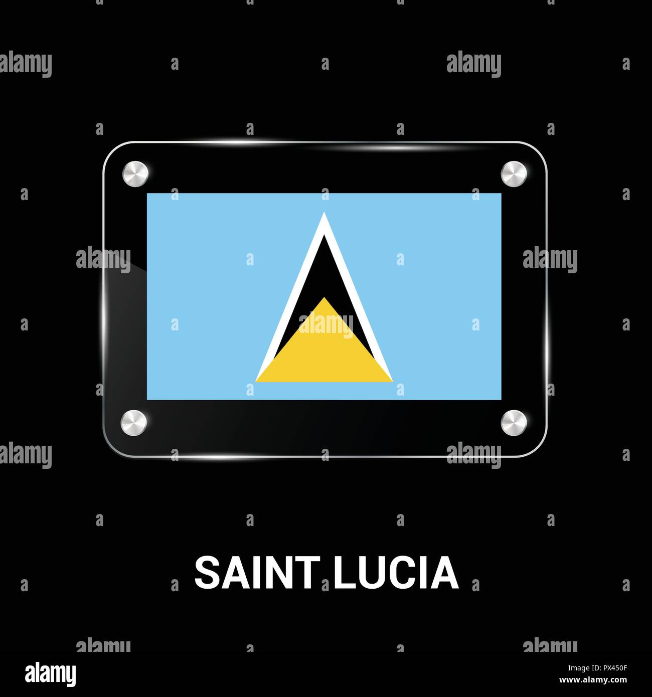 National symbol st lucia vector vectors hi-res stock photography and ...