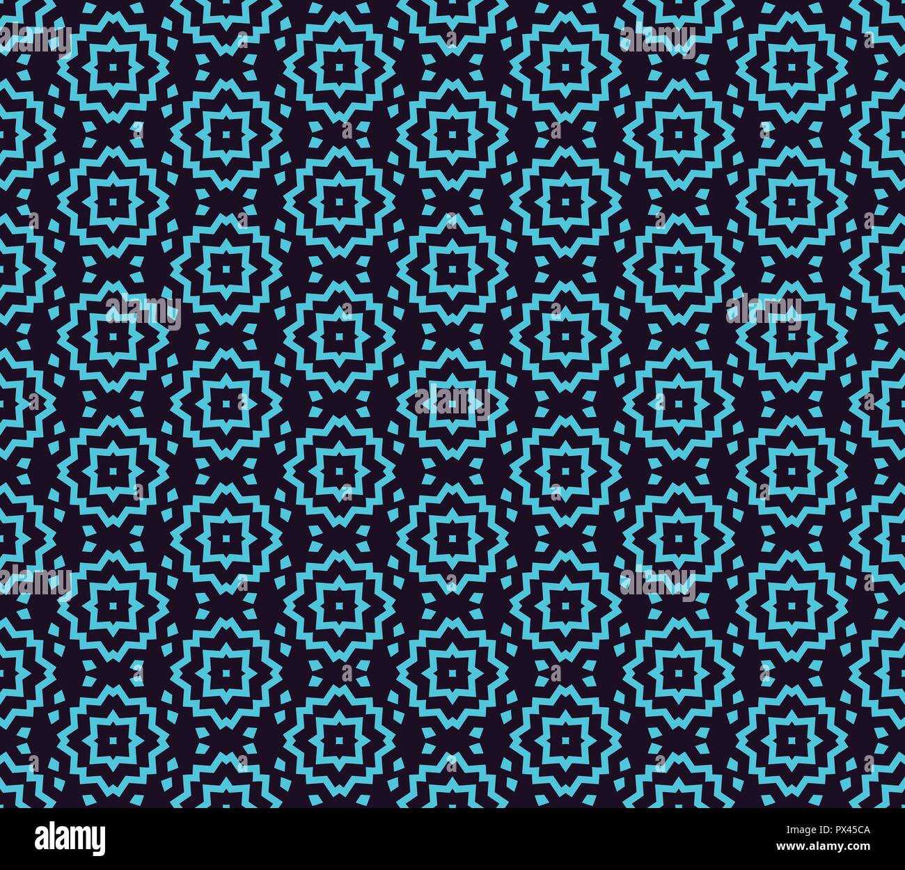 Seamless Pattern Ornament Of Lines And Curls Linear Abstract