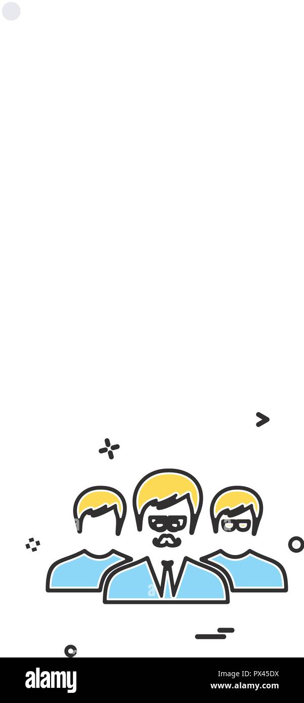 Group avatar icon design vector Stock Vector Image & Art - Alamy