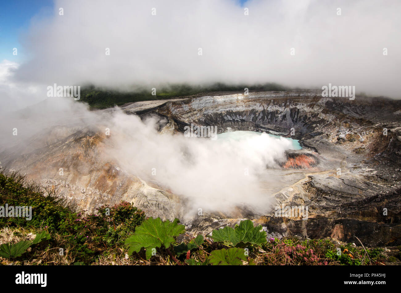 Crater of poas volcano High Resolution Stock Photography and Images - Alamy