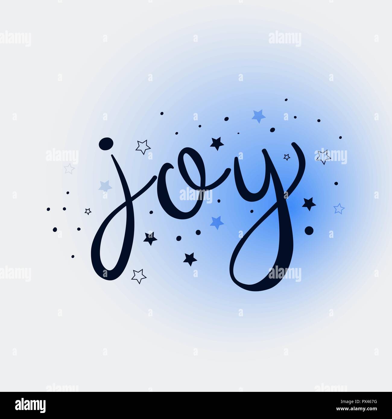 joy lettering card Stock Vector Image & Art - Alamy