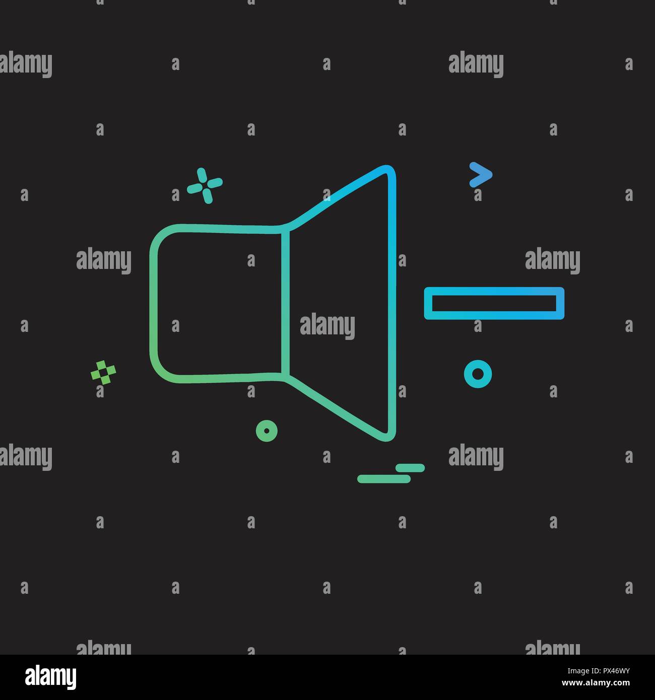 Volume icon design vector Stock Vector Image & Art - Alamy