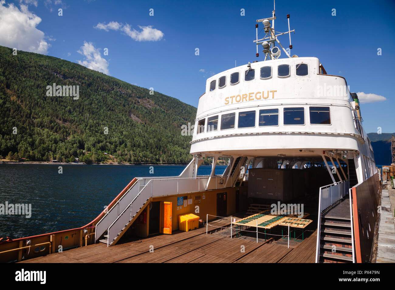 RJUKAN, NORWAY - JULY 14, 2018: Scandinavia's largest passenger vessel ...