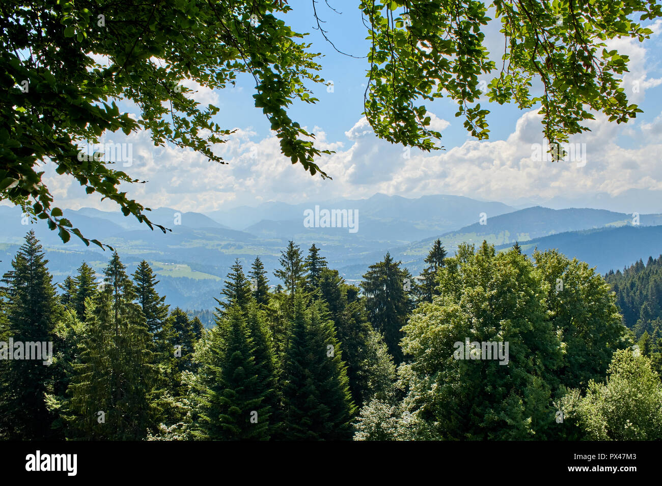 Mountain view in Austria (Pfänder, Bregenz Stock Photo - Alamy