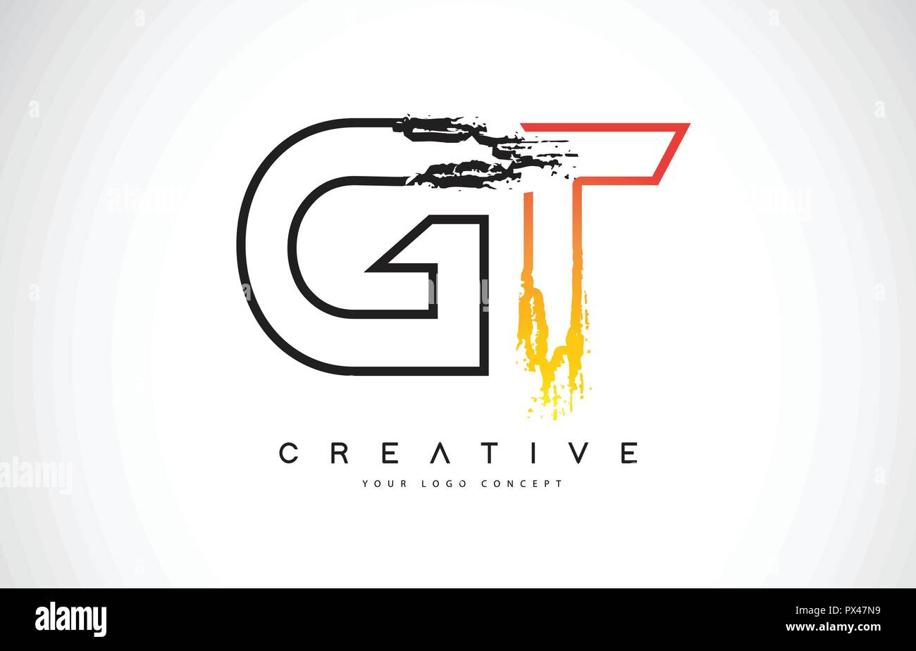 Gt logo Stock Vector Images - Alamy