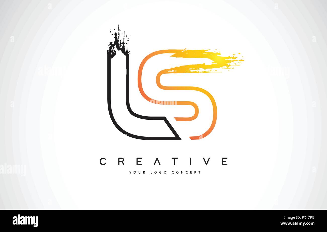 Ls logo design hi-res stock photography and images - Alamy