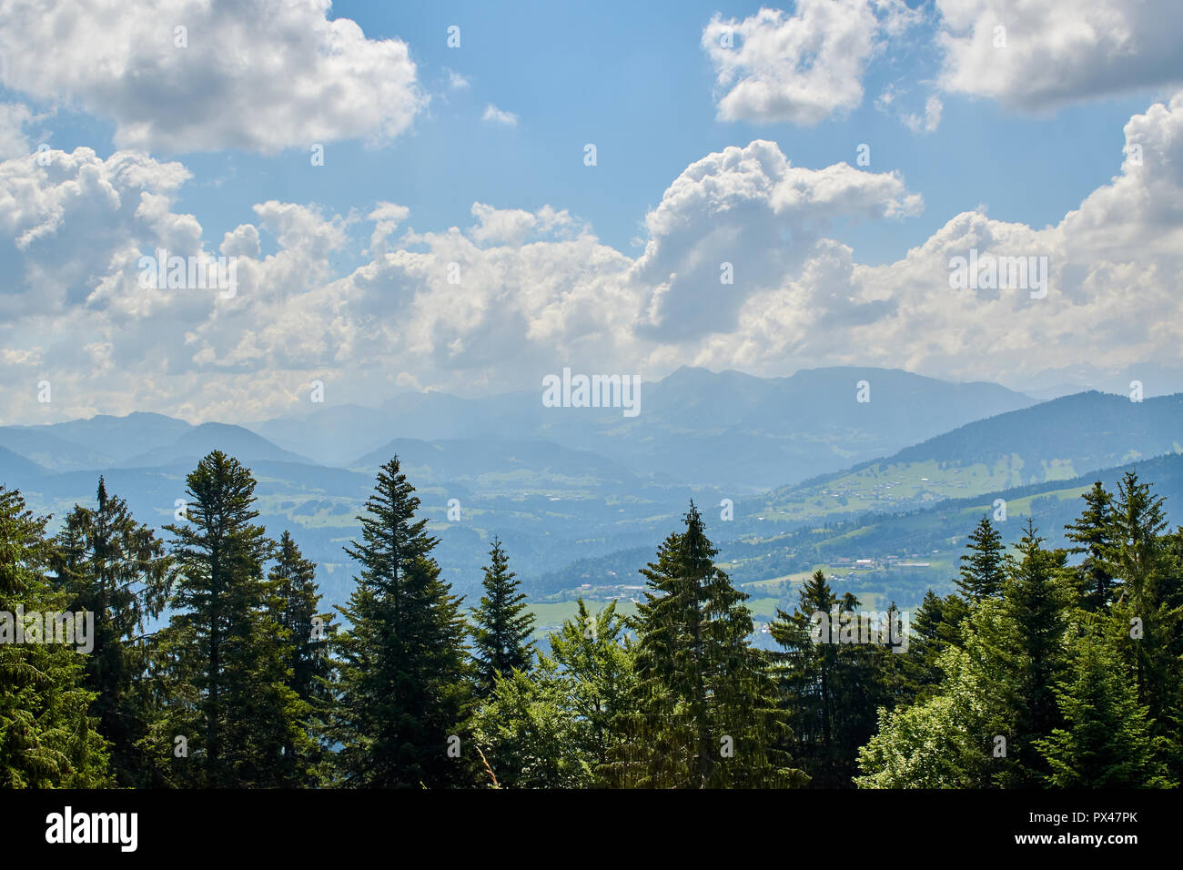 Mountain view in Austria (Pfänder, Bregenz Stock Photo - Alamy
