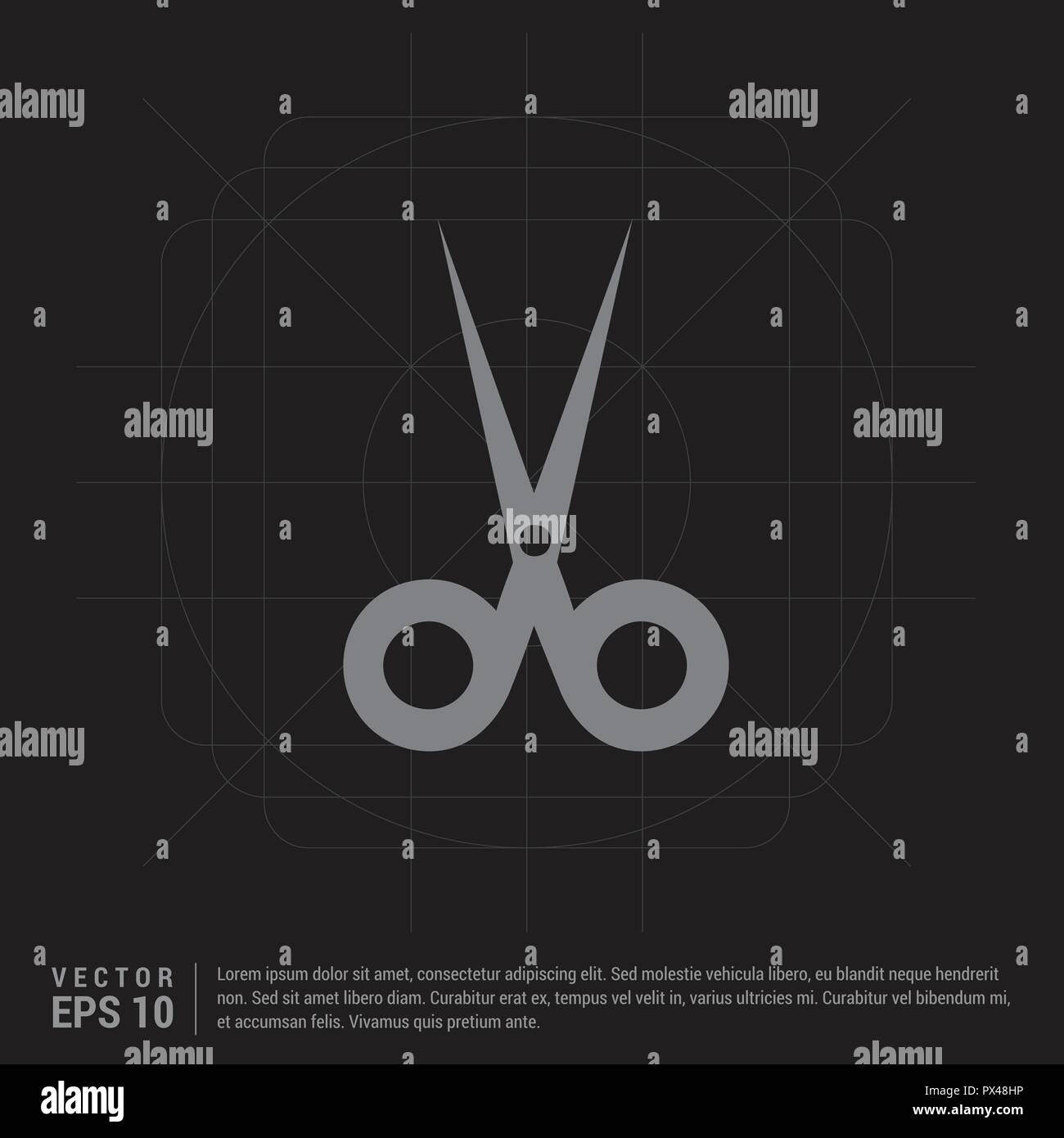 Halloween Scissors icon Stock Vector Image & Art - Alamy