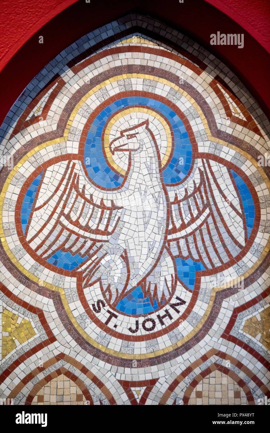 St Paul's catholic church, Belfast, Northern Ireland. Symbol of ...