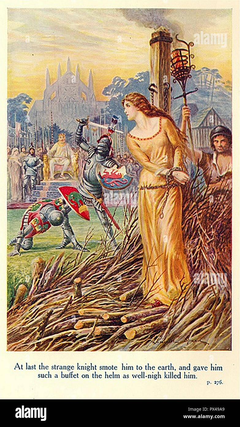 vintage arthurian artwork Stock Photo - Alamy