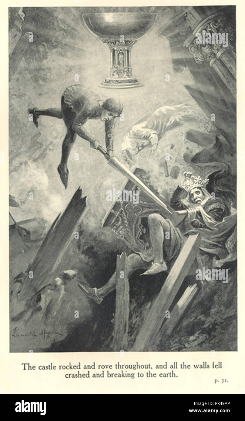 vintage arthurian artwork Stock Photo - Alamy