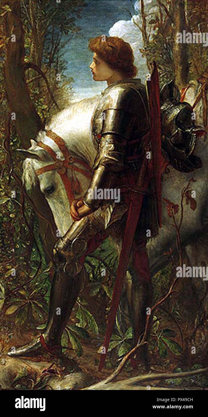 vintage arthurian artwork Stock Photo - Alamy