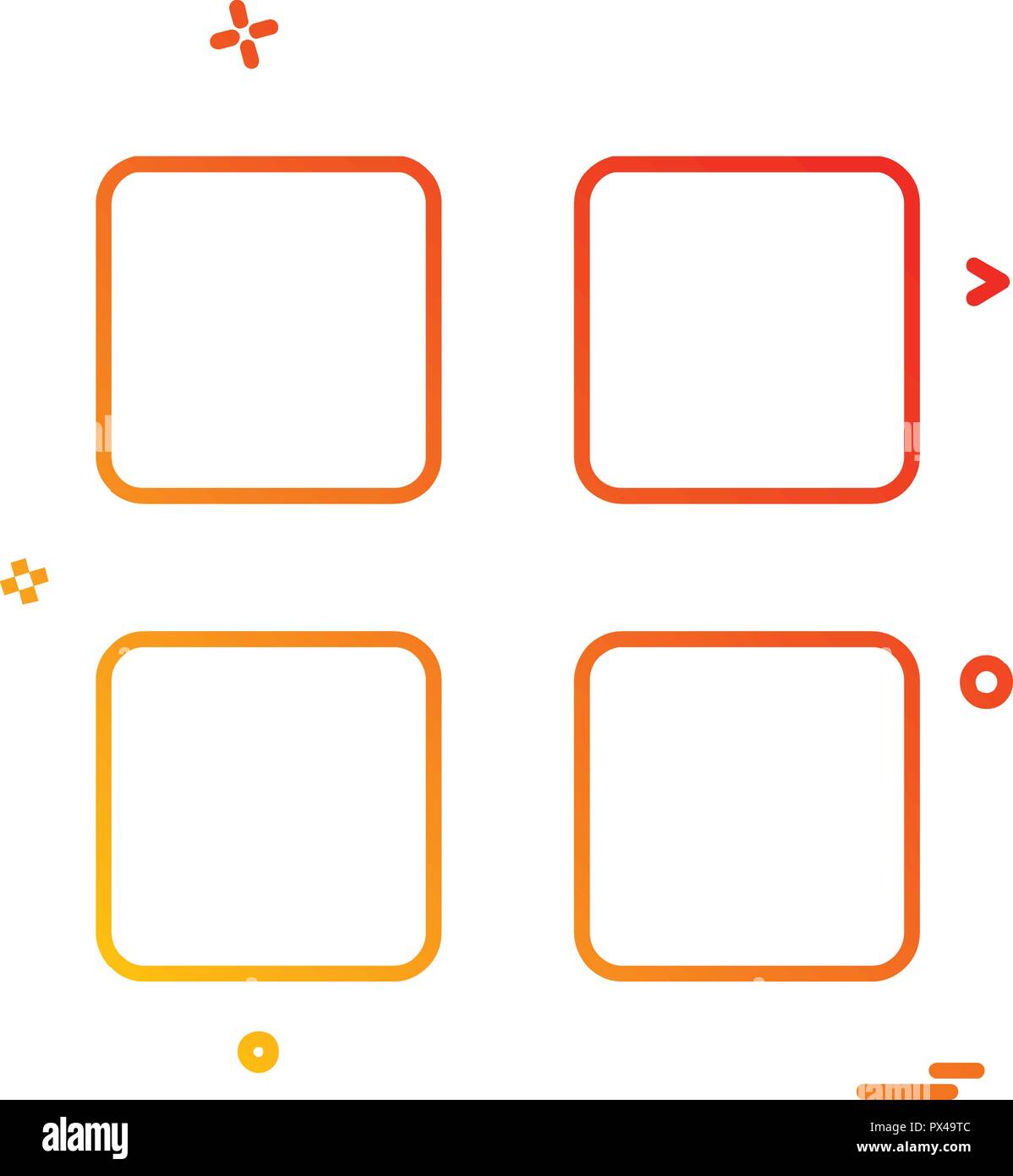 User Interface buttons icon design vector Stock Vector Image & Art - Alamy