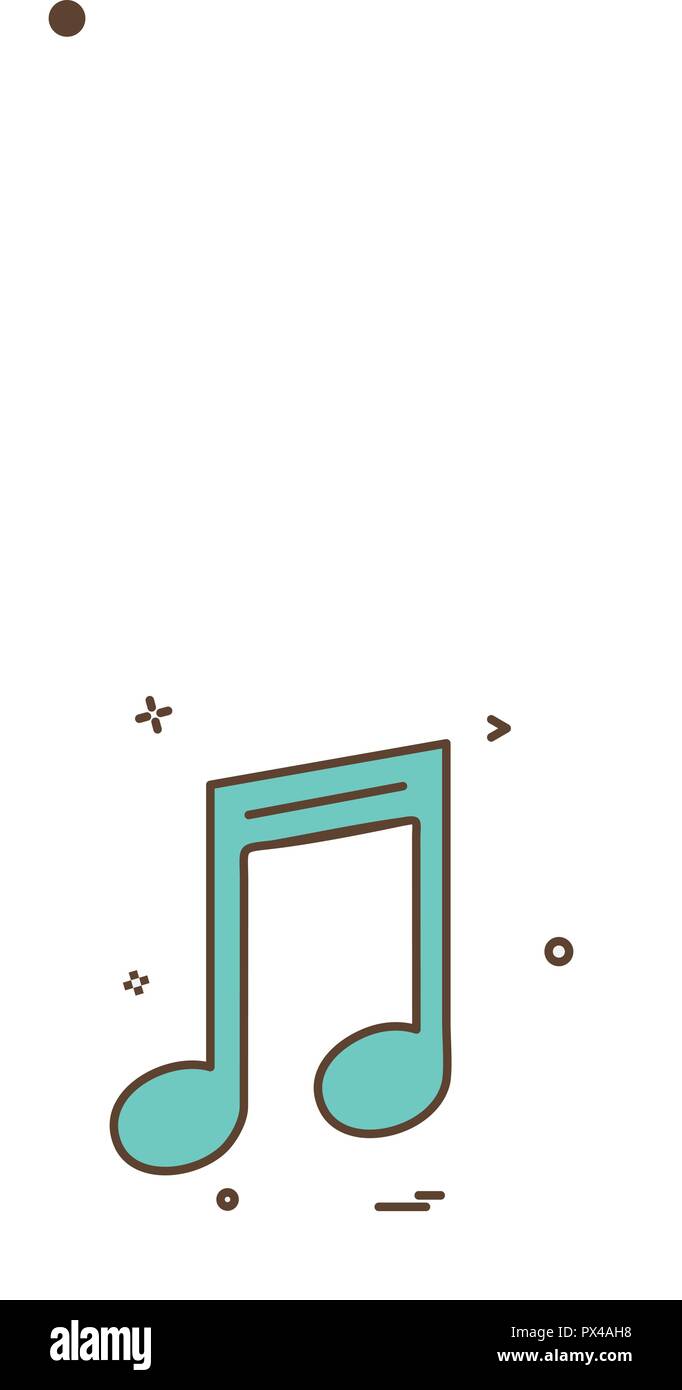 Music icon design vector Stock Vector Image & Art - Alamy