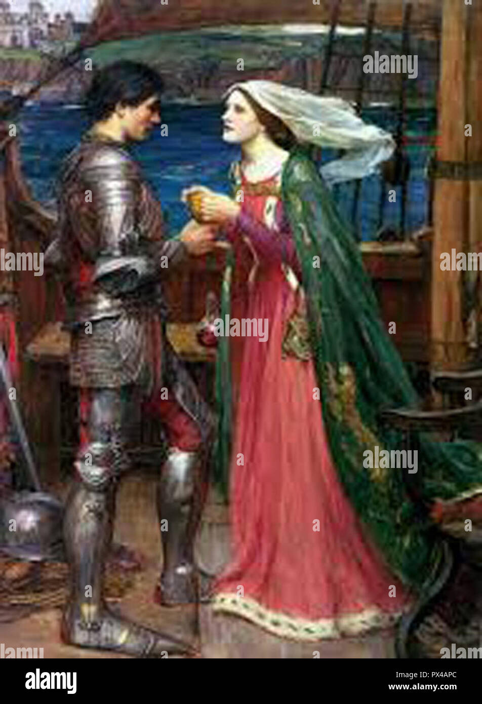 arthurian vintage illustration Stock Photo - Alamy