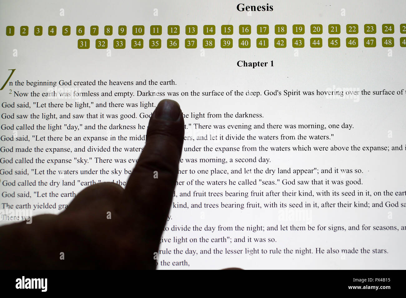 Genesis 1 1 hi-res stock photography and images - Alamy