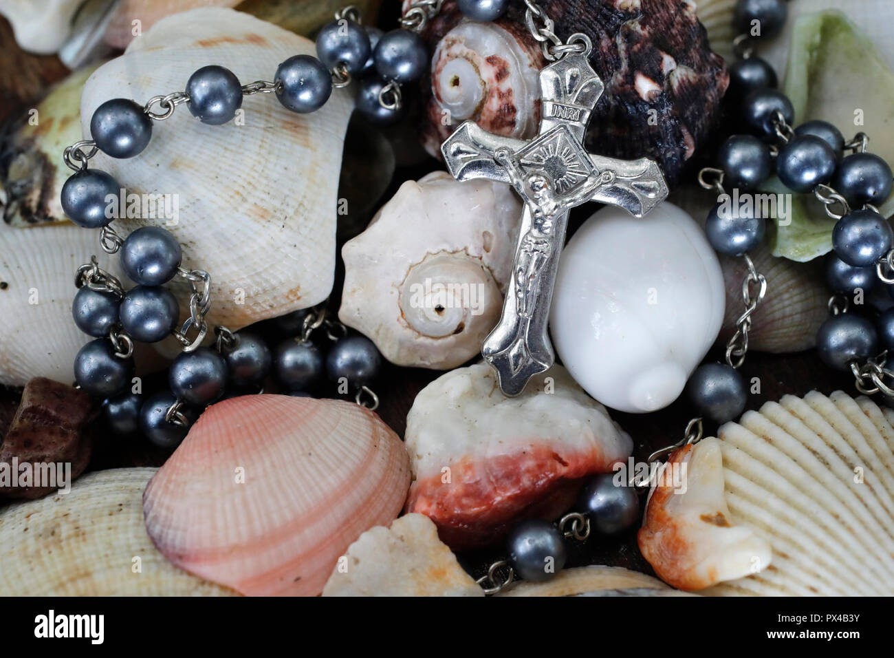 Close up catholic cross hi-res stock photography and images - Alamy