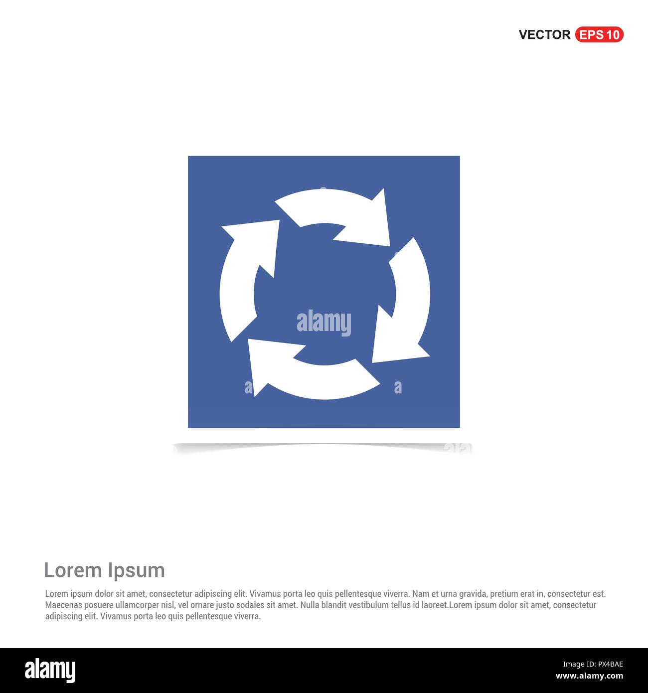 Reload Icon - Blue photo Frame Stock Vector Image & Art - Alamy