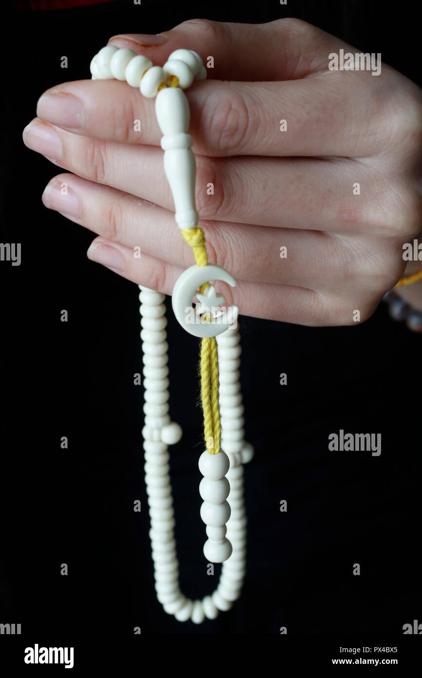 Muslim praying hands hi-res stock photography and images - Alamy