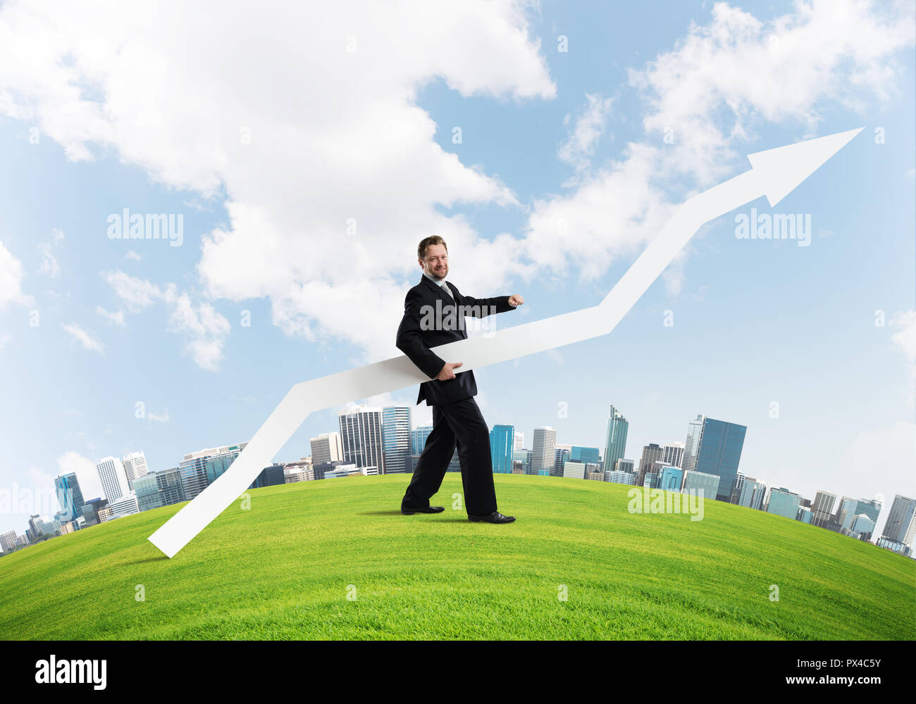 Development in right direction Stock Photo - Alamy