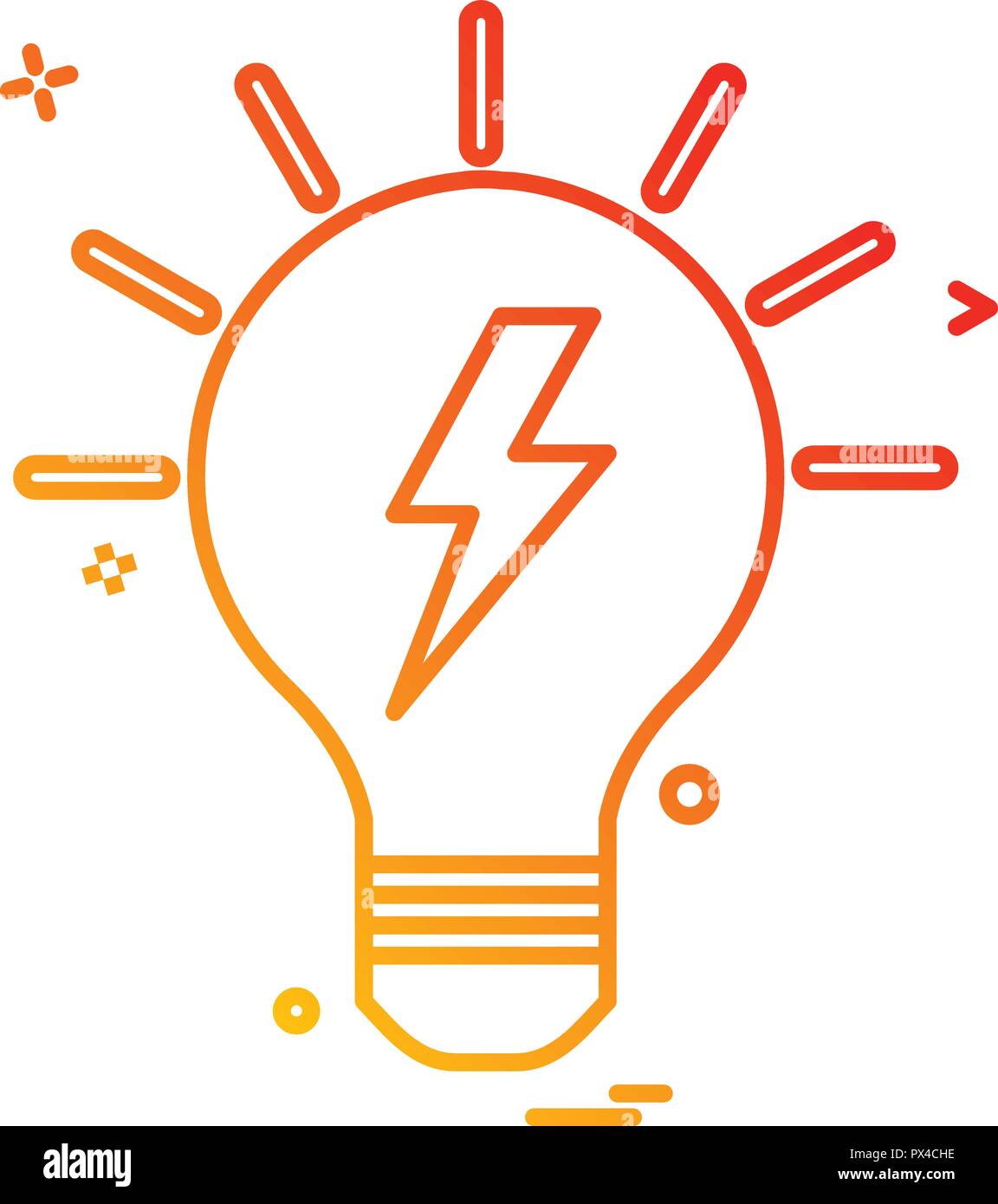 Idea icon design vector Stock Vector Image & Art - Alamy