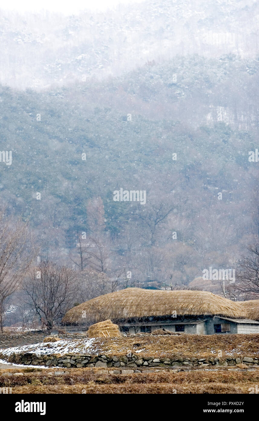 Oeam folk village, Asan-si, Chungcheongnam-do, South korea Stock Photo ...