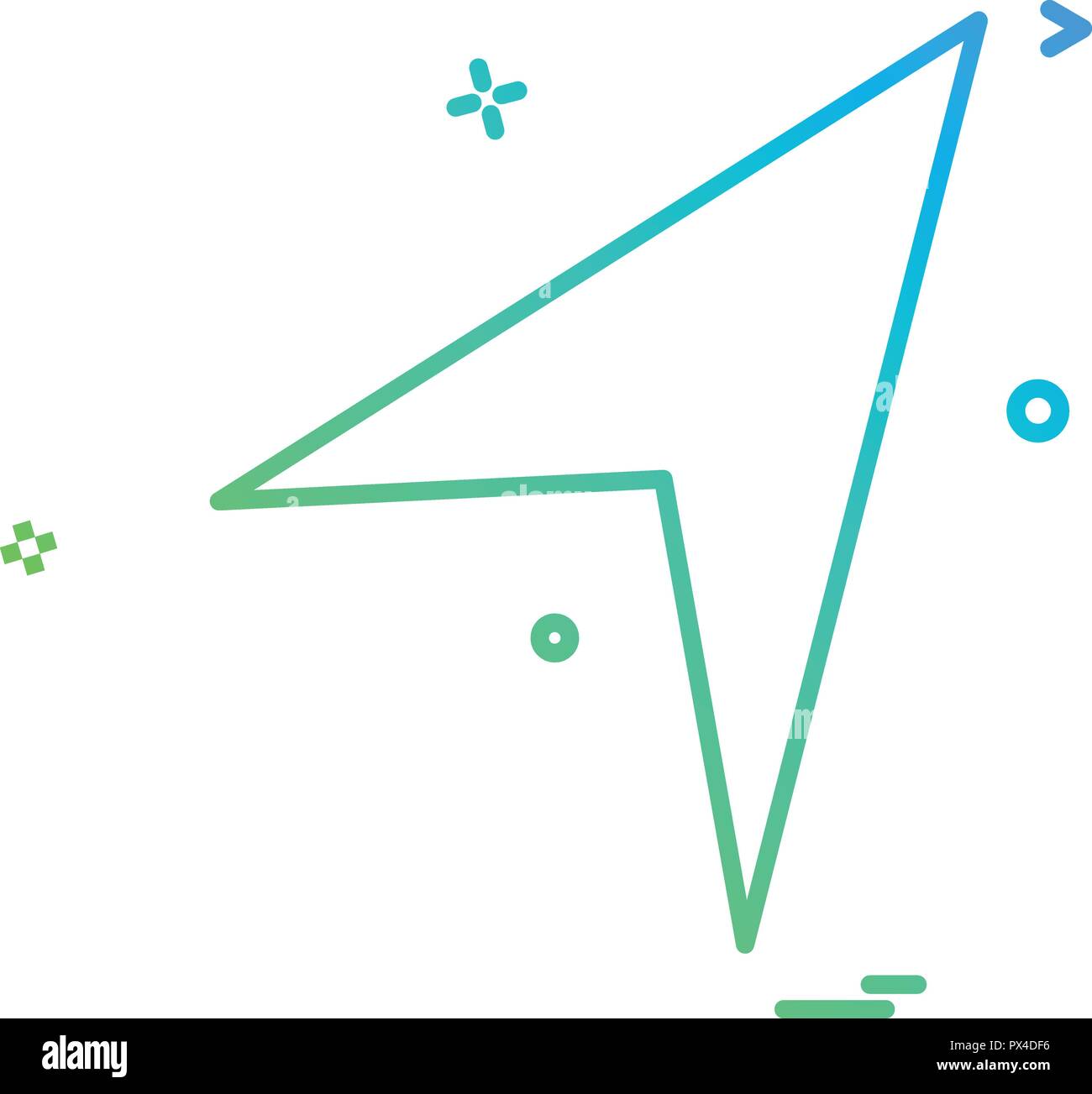 Send button icon design vector Stock Vector Image & Art - Alamy