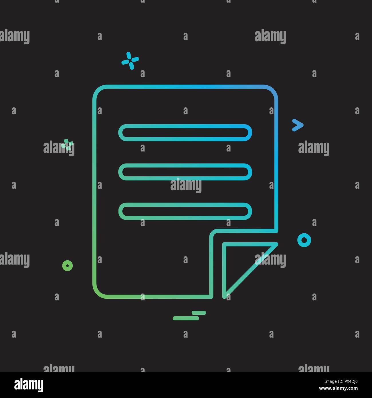 Files icon design vector Stock Vector Image & Art - Alamy