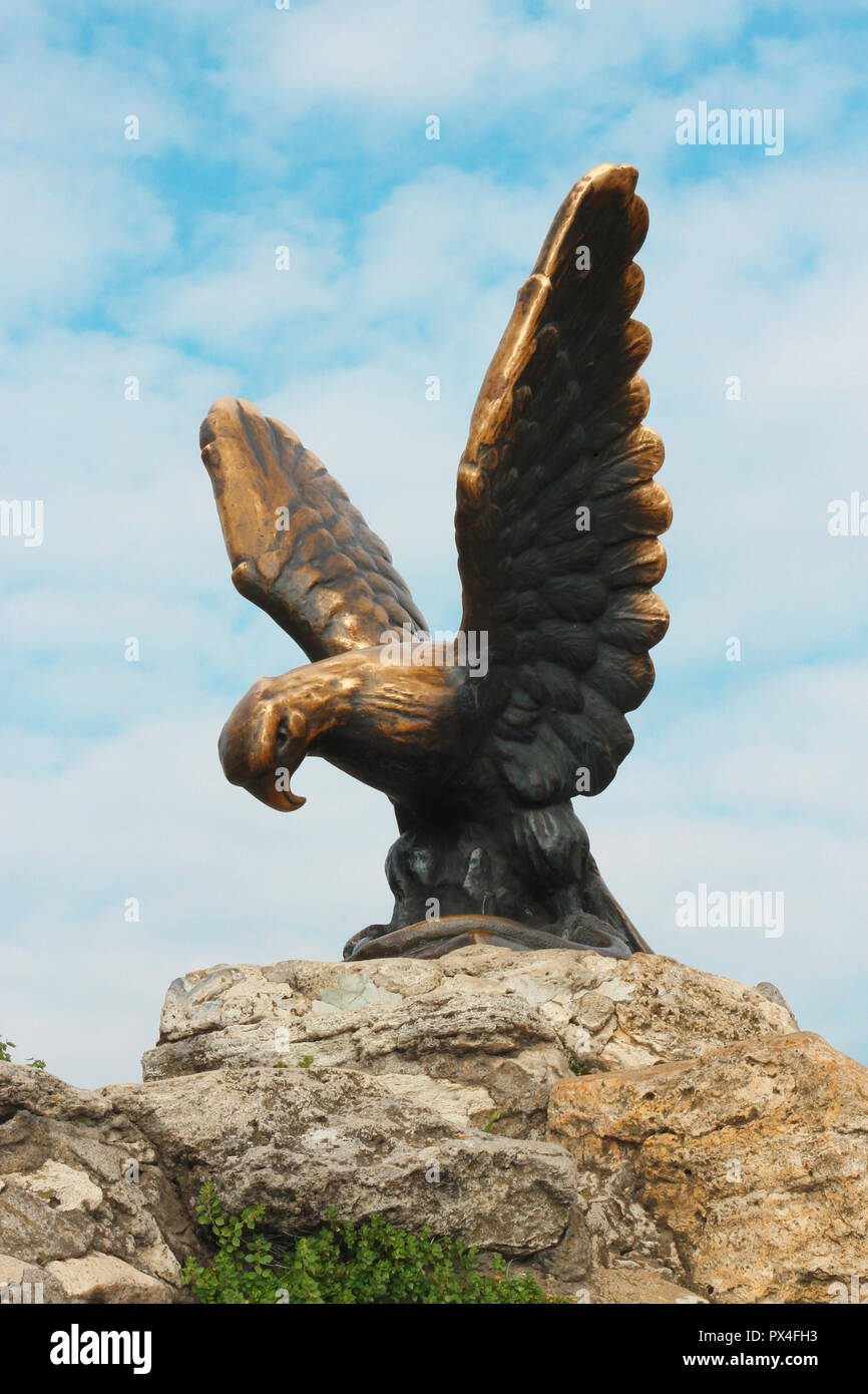 The Eagle. Pyatigorsk Emblem. Northern Caucasus landmarks Stock Photo ...