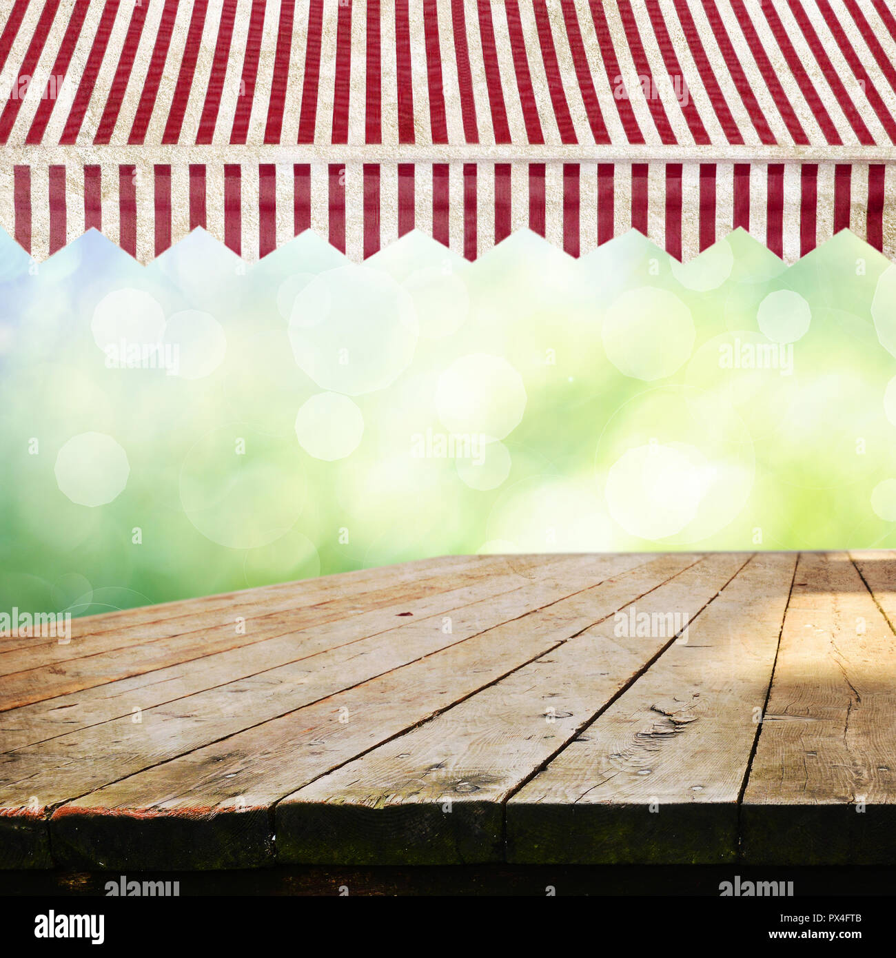 empty table for product display montages Stock Photo - Alamy