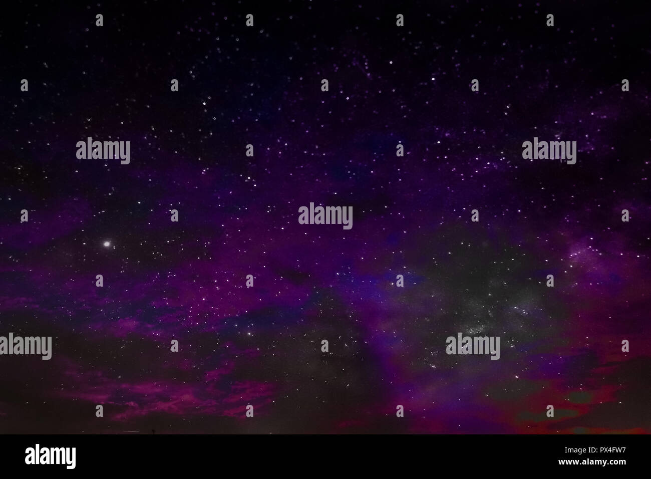 purple abstract photo of starry sky, background image Stock Photo - Alamy