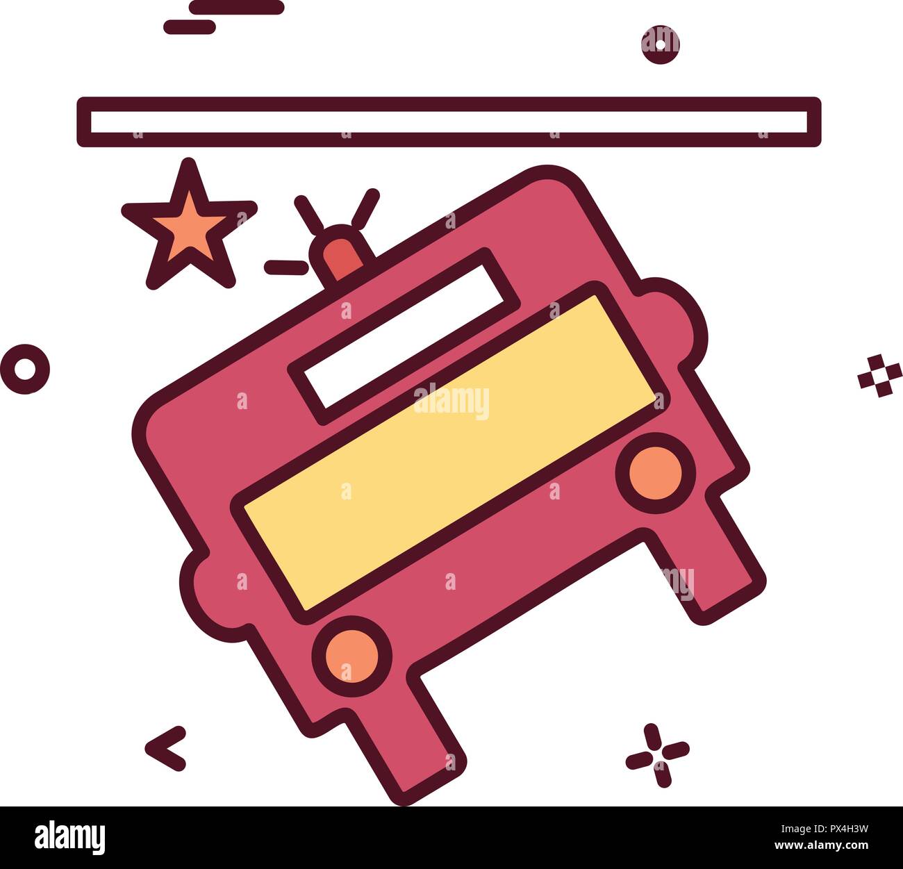 Accident carriage Stock Vector Images - Alamy