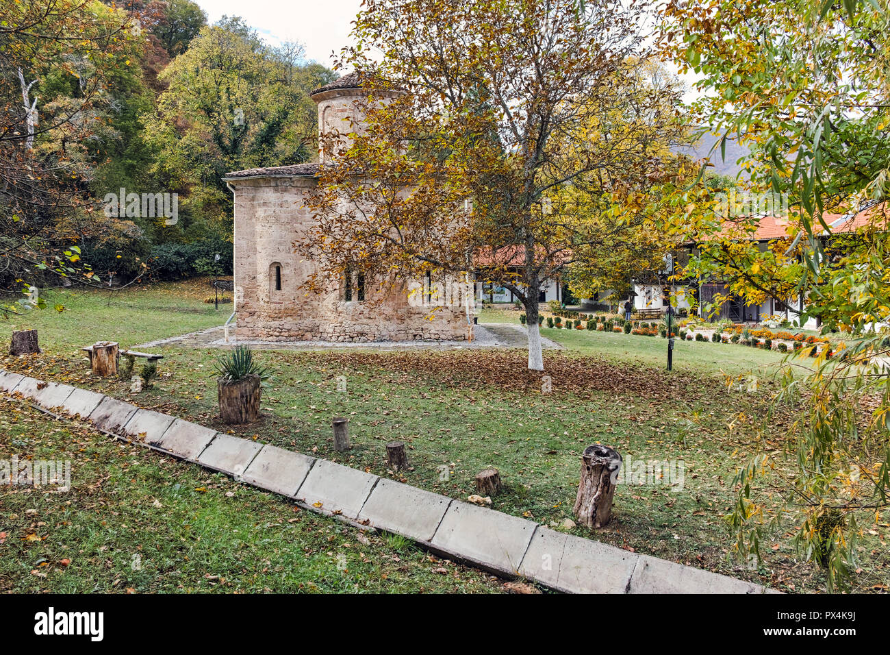 Panorama zemen monastery st john the theologian hi-res stock ...